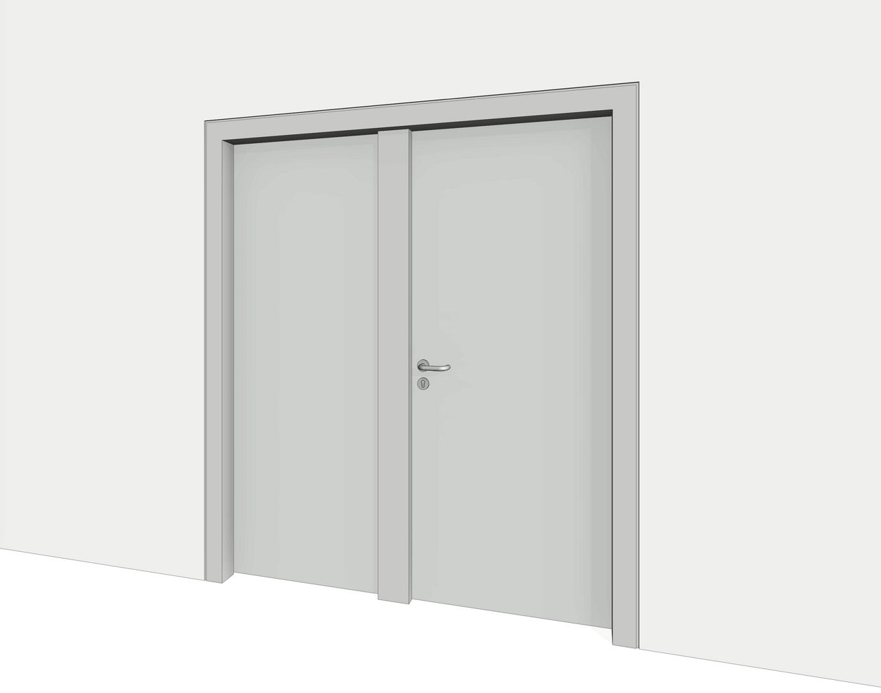 Steel fireproof door EI120 / Access control | ASSA ABLOY